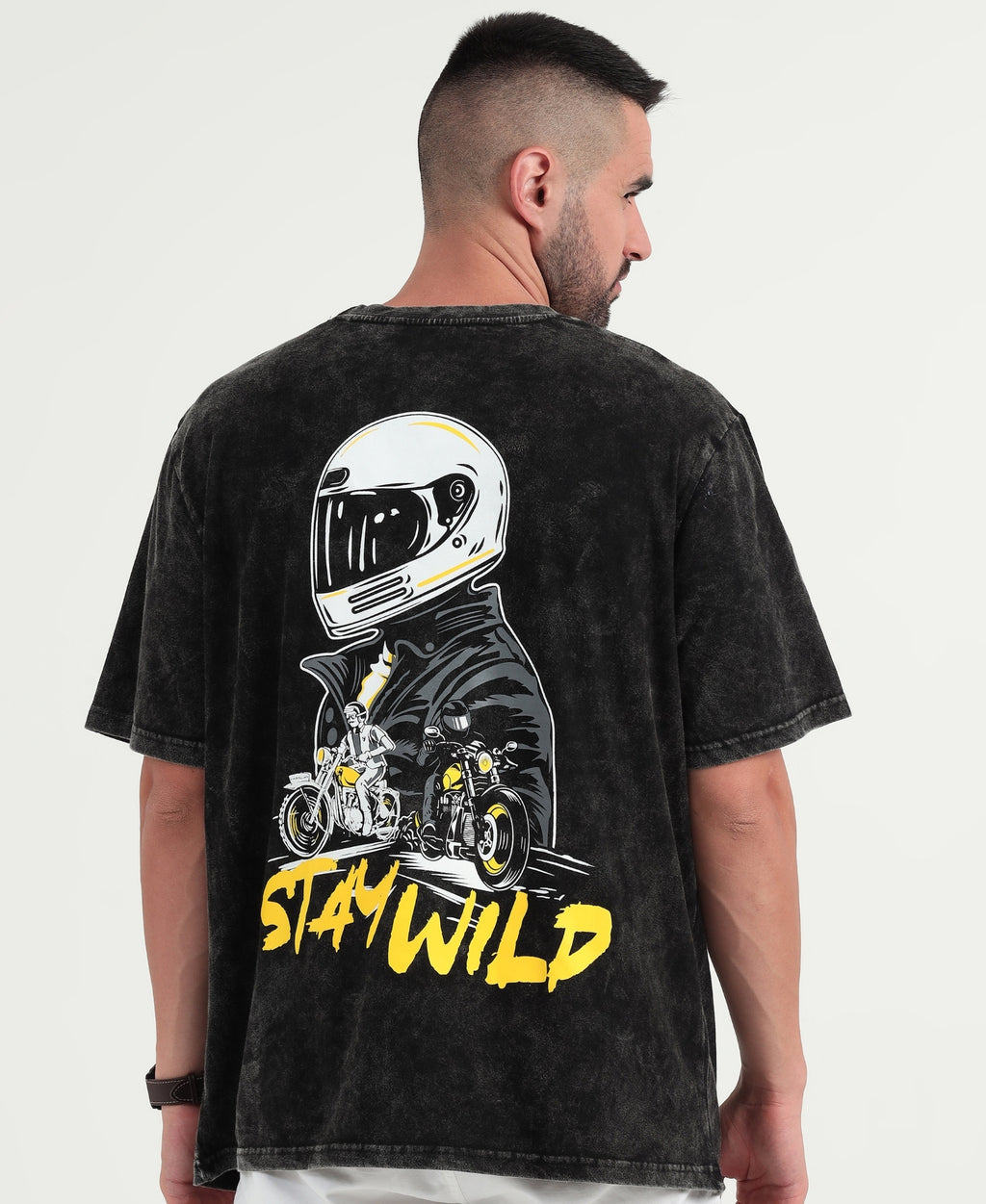 Ride Wild Oversized T-Shirt (stone washed) – WANDERLOOMS