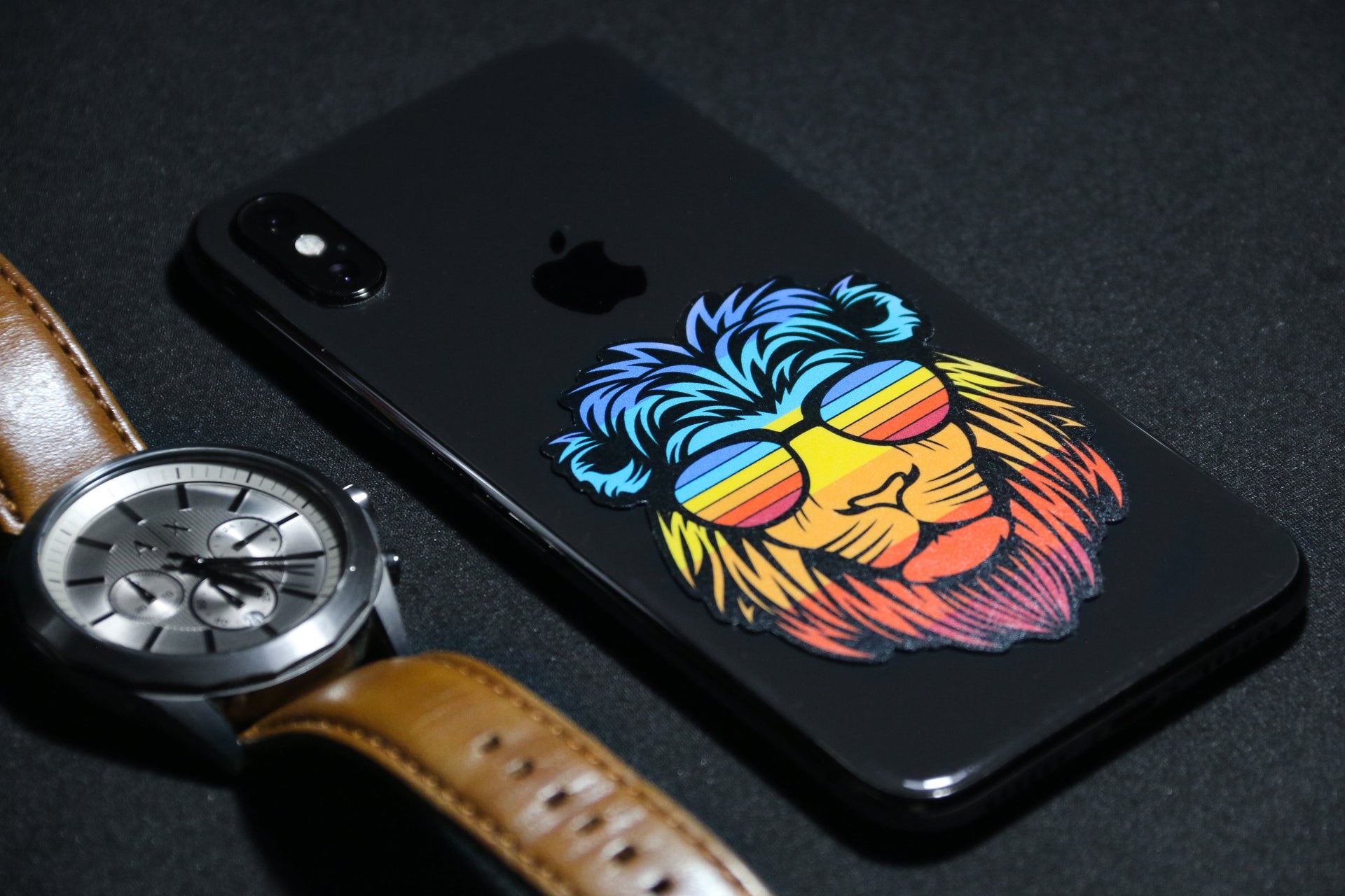 Wanderlooms Trippy Simba Sticker | Bike Riding Stickers