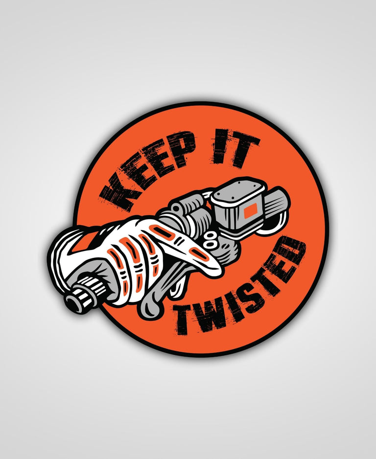 Wanderlooms Keep it Twisted Sticker | Motocross Stickers